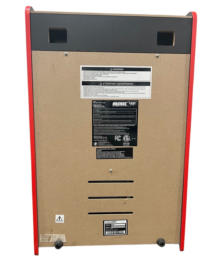 Arcade1Up Party-CADE Pac-Man PARTY-CADE 4-IN-1 Unused 17" LCD Original ...