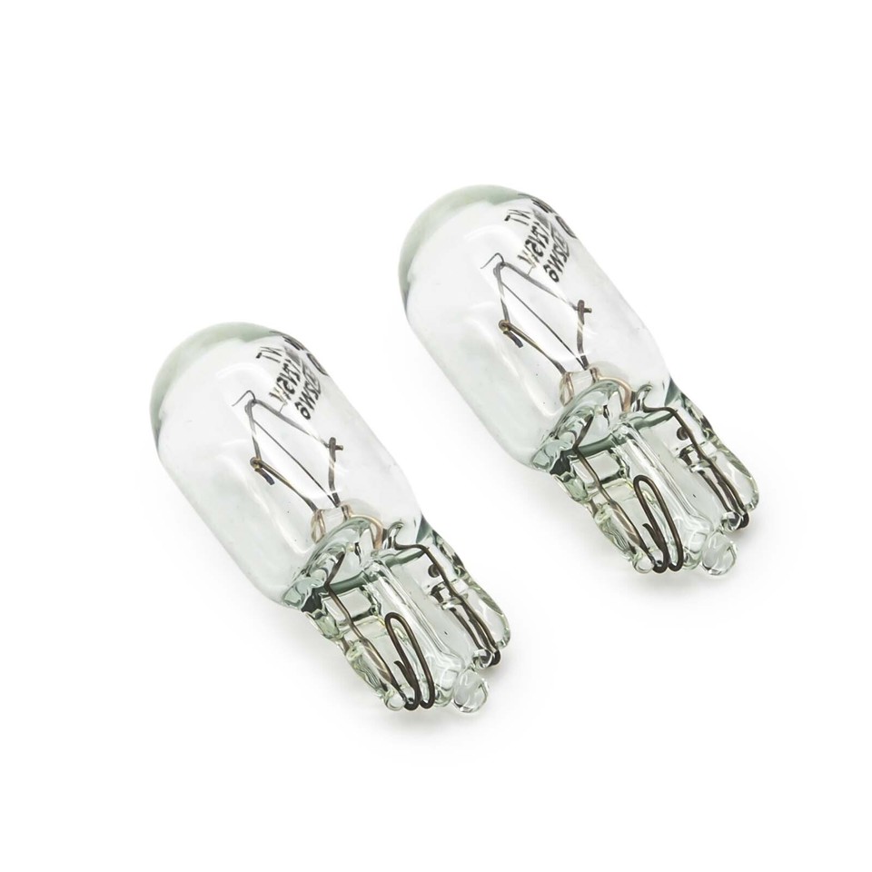 W5W Bulb 2 Set Halogen Lamp W2 1x9 5D T10 12V Glass Base Car Light ...