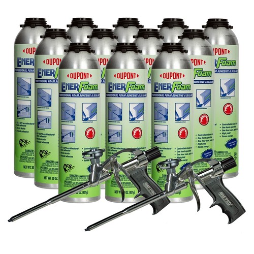 ENERFOAM™ Adhesive PRO Foam sealant adhesive Lot (12) plus 2 Pro foam ...