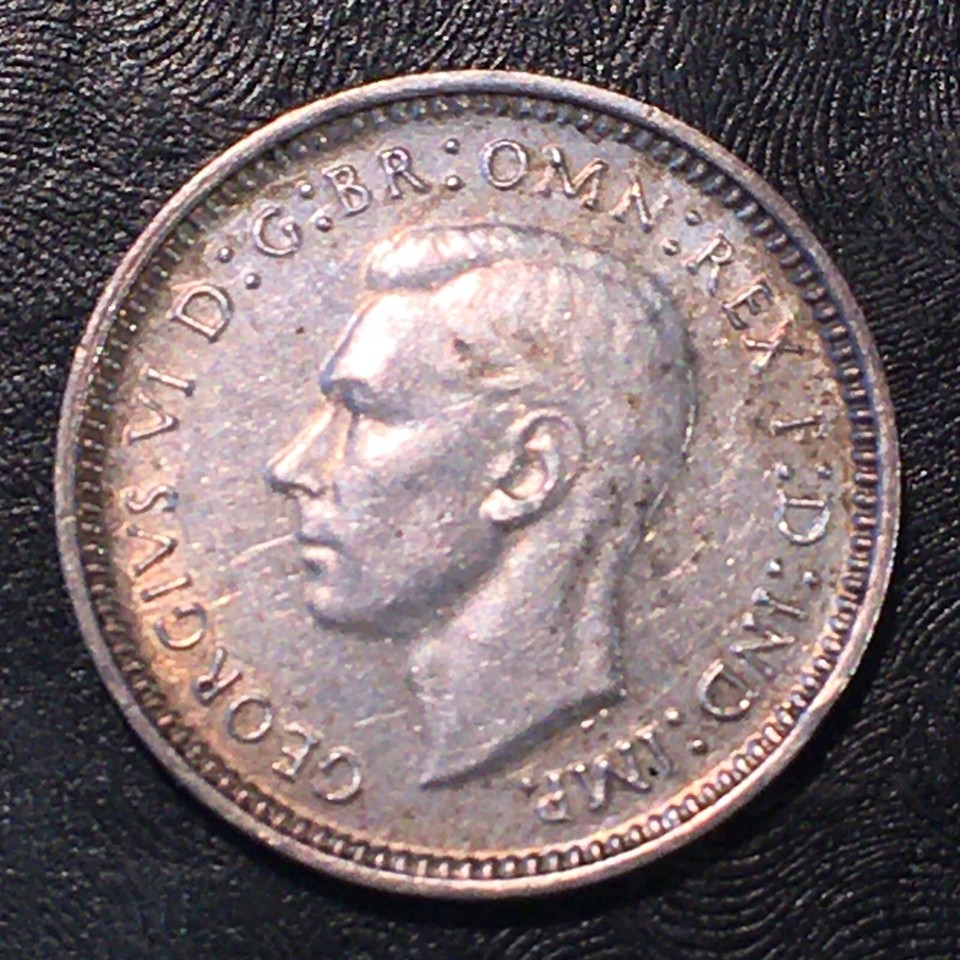 1940 (M) Australia Three Pence threepence - High Quality Scans #Q862 ...