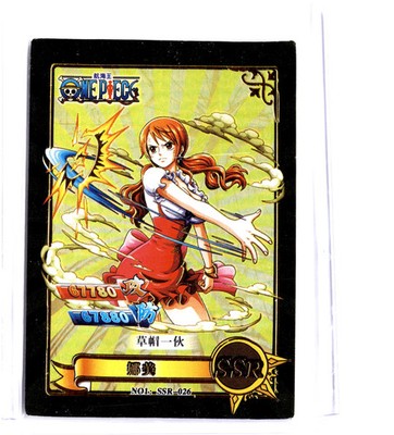 RARE GOLD SSP BOX HIT!!! ONE PIECE Nami GOLD HOLOFOIL | eBay