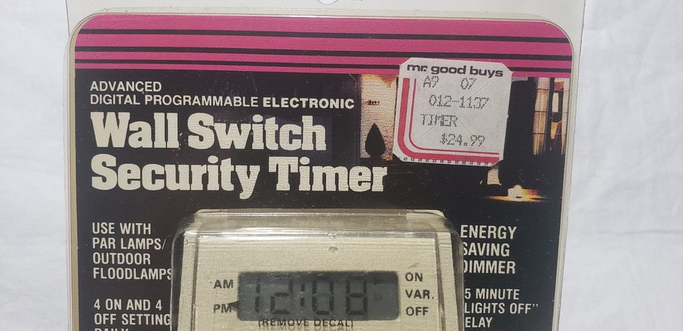Intermatic Programmable Digital Wall Switch Security Timer SS5C New ...