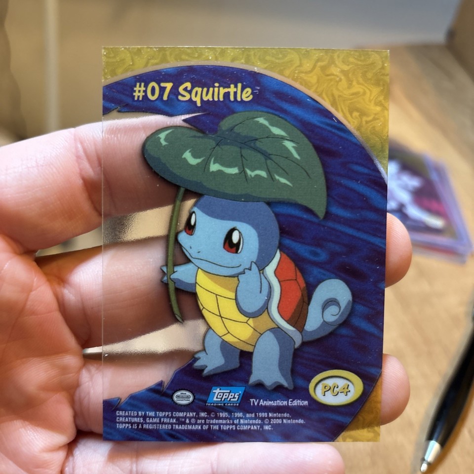 2000 Topps Pokemon TV Animation Series 2 Clear #PC4 #07 Squirtle | eBay