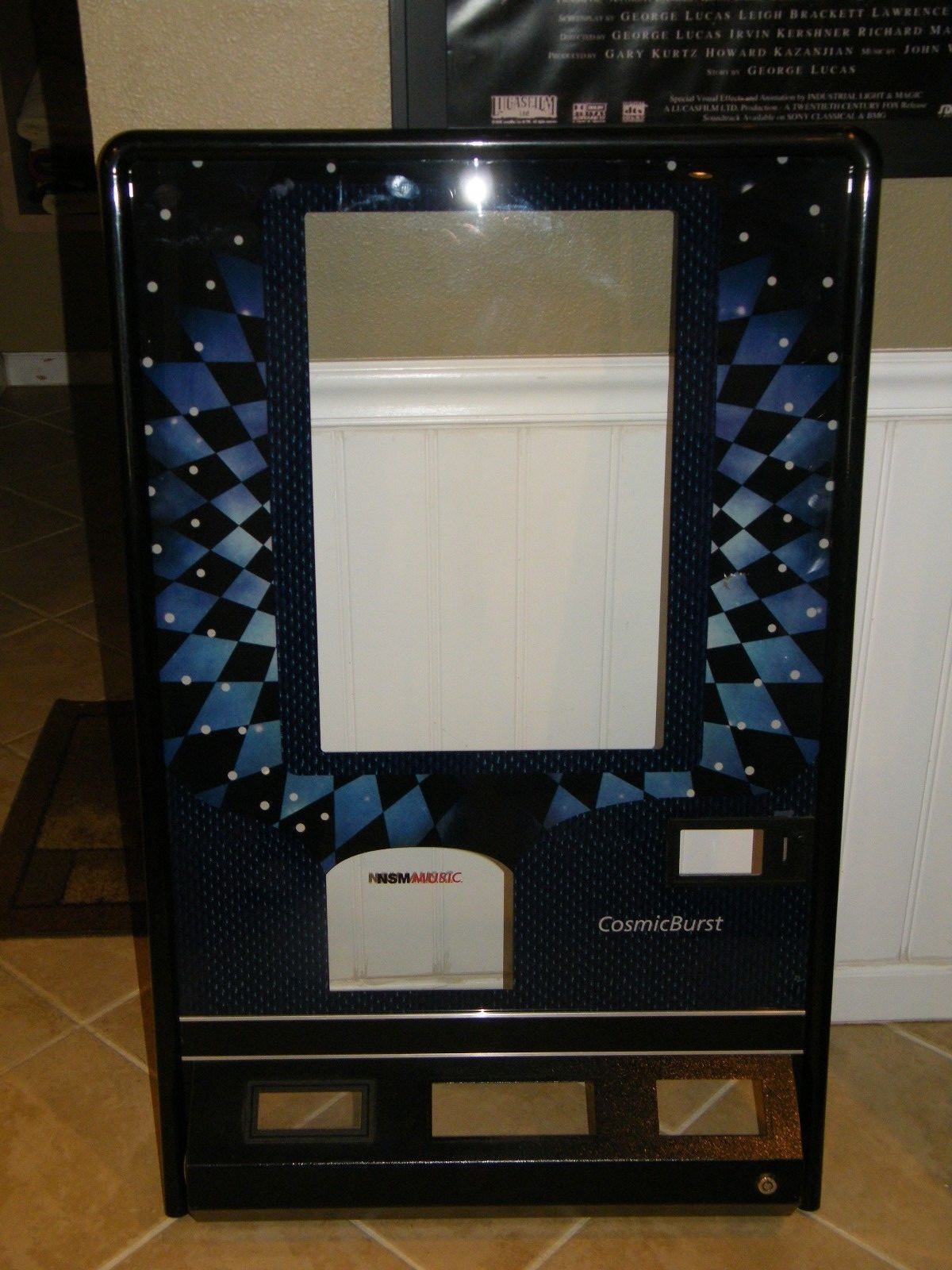 COSMIC BURST NSM WALL-MOUNT JUKEBOX; FRONT DOOR GLASS FRAME (AS SHOWN ...
