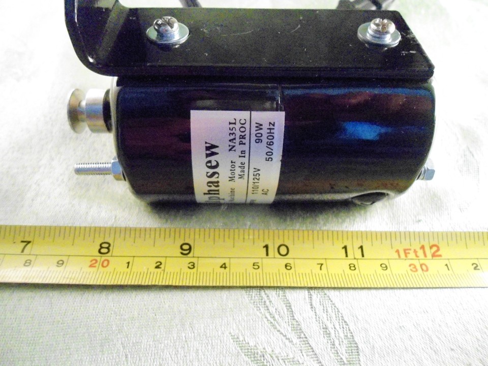 Alphasew Sewing Machine MOTOR with L-Bracket # NA35L Universal Fit ...