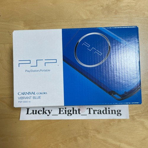 PSP 3000 Vibrant Blue VB Box Charger Console [N] | eBay