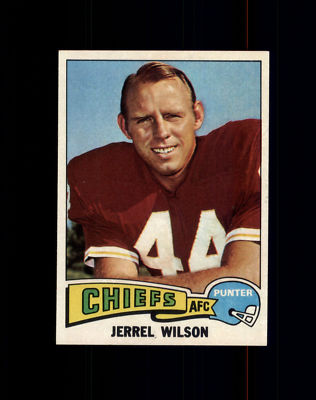 1975 Topps #462 Jerrel Wilson - Kansas City Chiefs NM/MT (A02A) | eBay