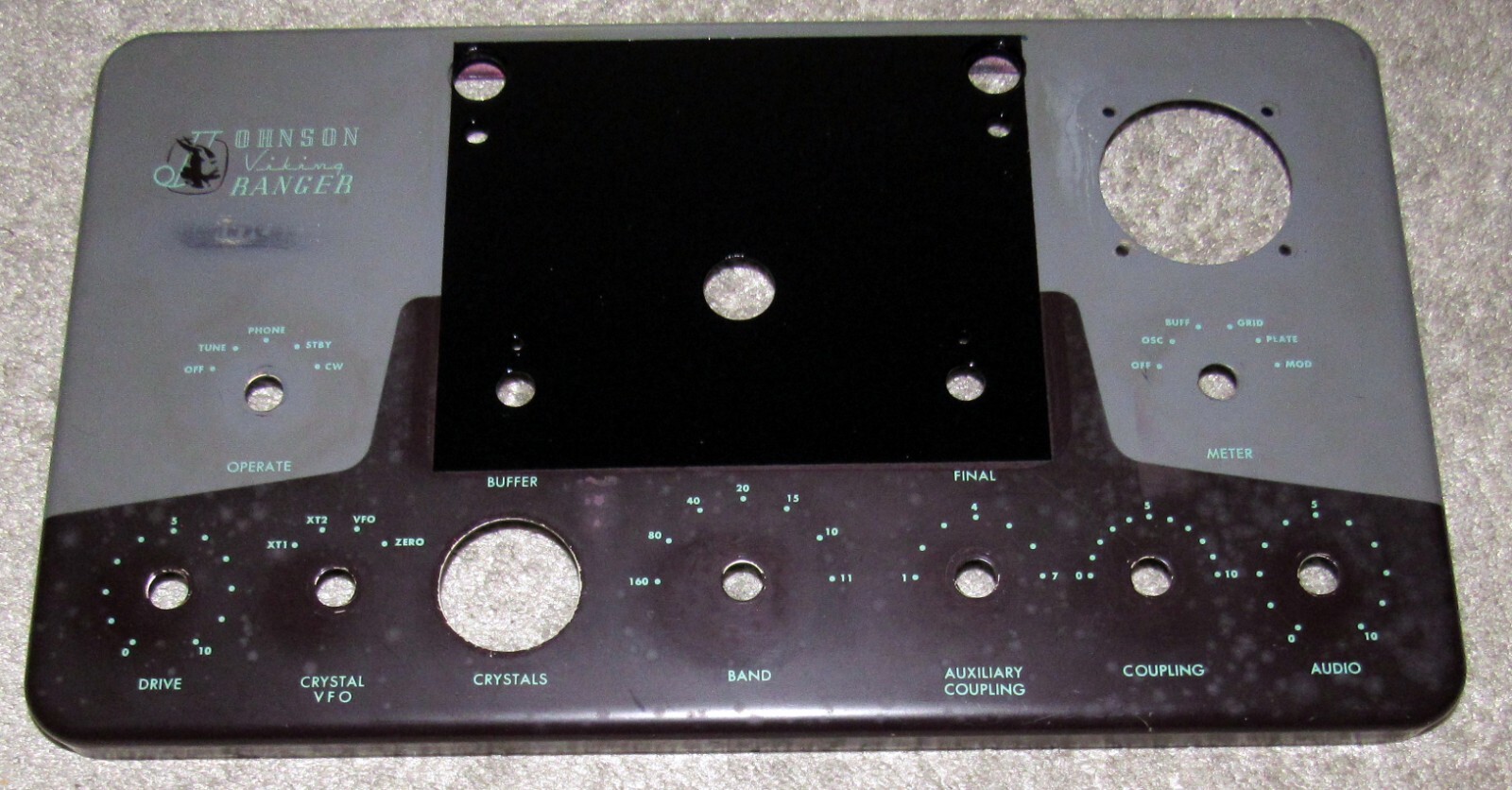 E. F. Johnson Viking Ranger Transmitter/Exciter Cabinet Front Panel ...