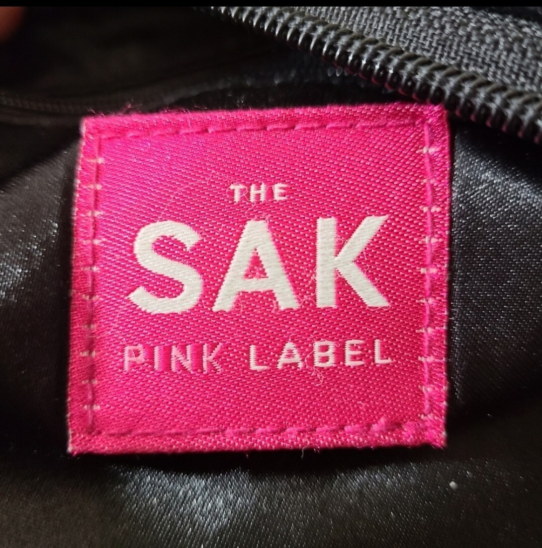 The SAK Pink Label Black Leather Shoulder Bag Braided… - Gem