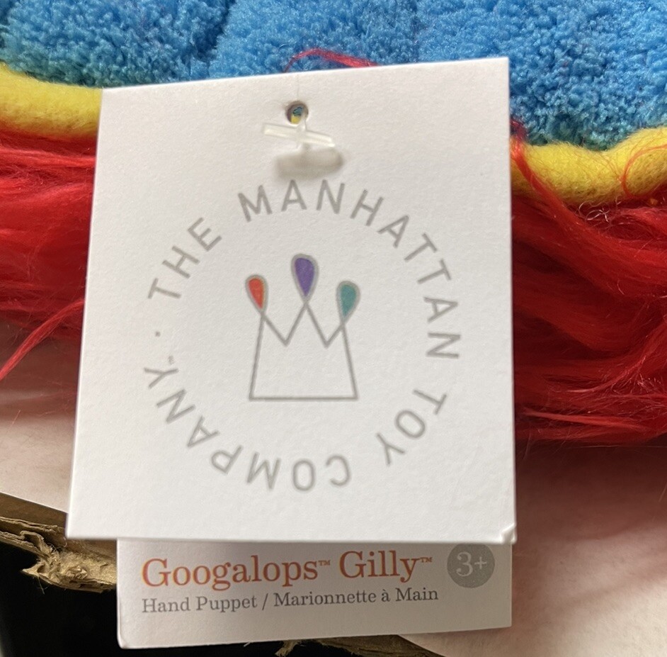 The Manhattan Toy Company Googalops Gilly Googly Eyes Hand Puppet NWT ...