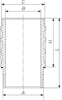 MAHLE Cylinder Sleeve For SCANIA 4 - Series Bus K N P G R T T G 420 470 ...