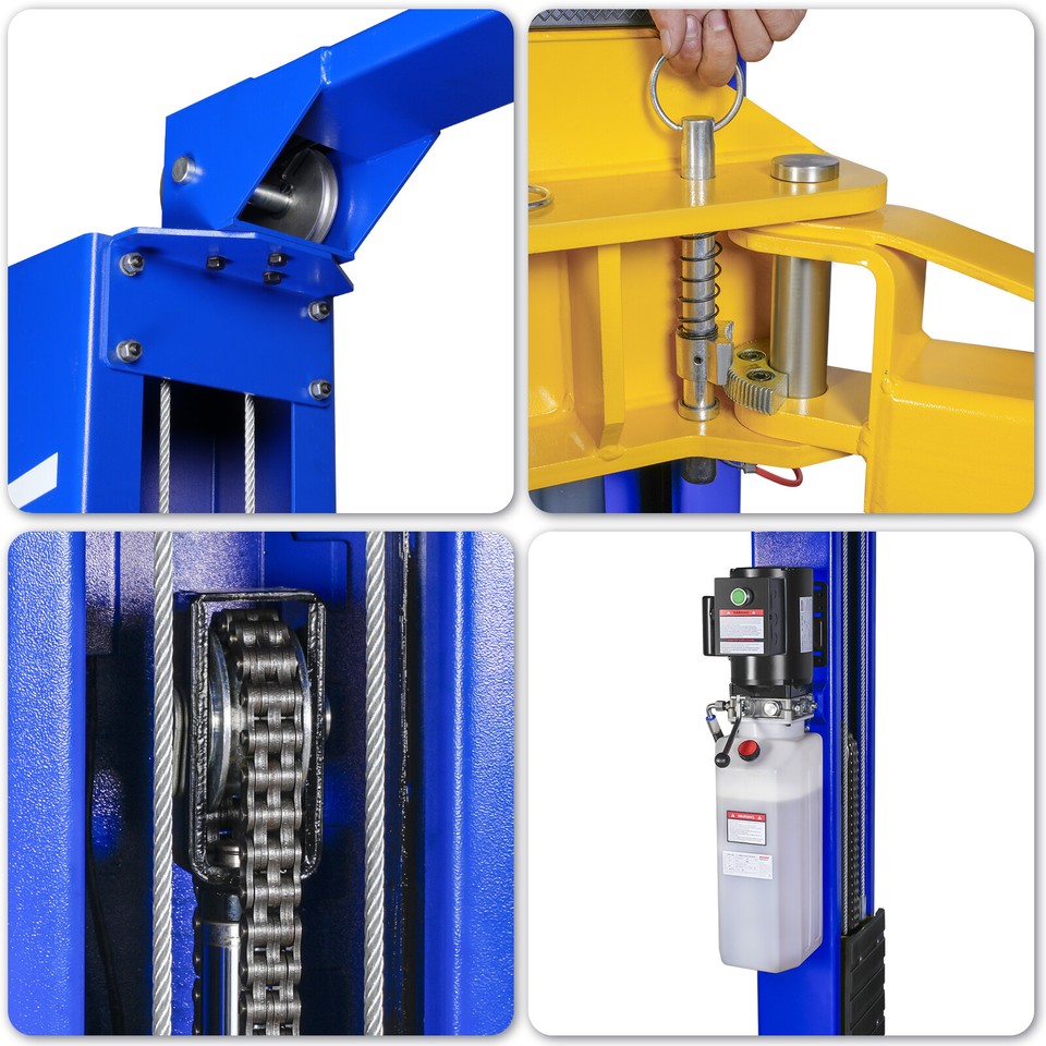 10000 LB 2 Post Car Lift Auto Truck Hoist Heavy Duty Two Post Lift ...