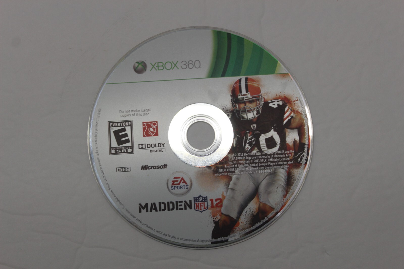 Madden NFL 2012 (xbox 360, 2011) Disc Only 14633141351| eBay