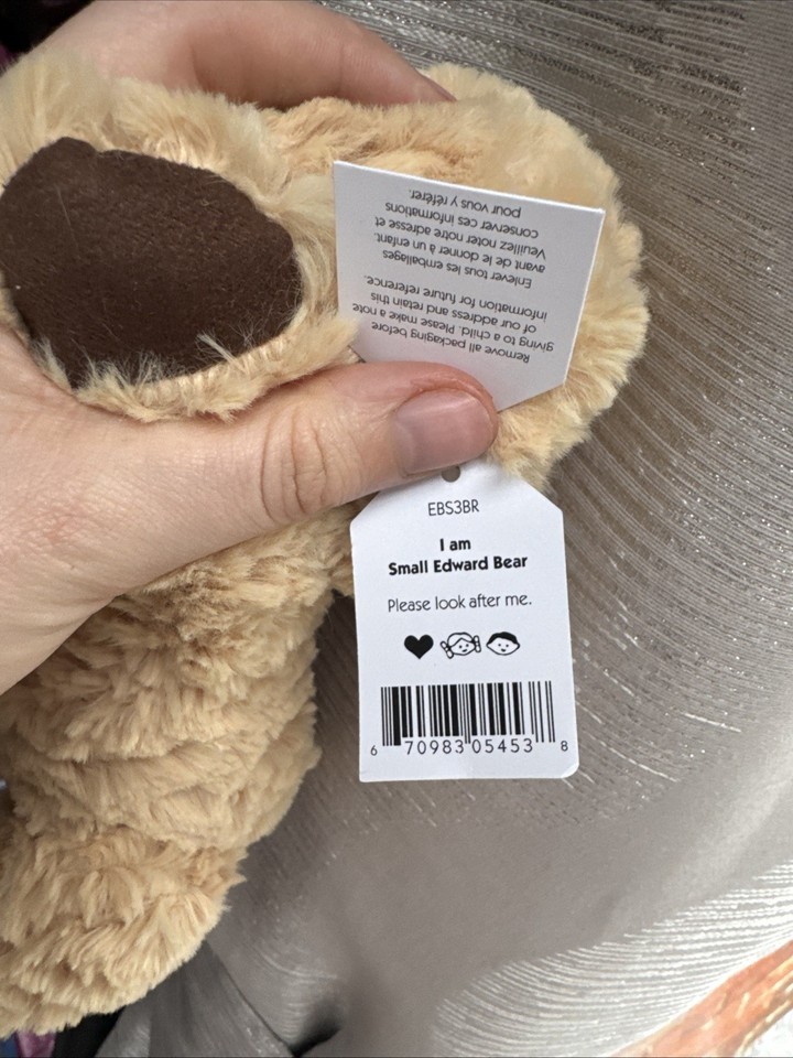 Jellycat Small Edward Bear retired | eBay UK