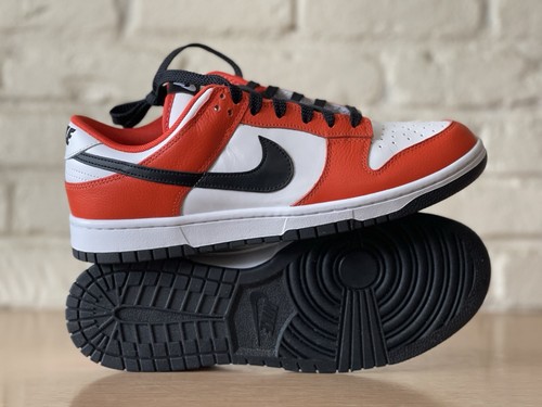 Nike Dunk Low ID By You Starfish Orange Black White Women 12/Men 10.5 ...