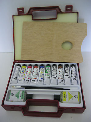 Ferrario Van Dyck Oil Color Paint Set Artist Quality with Plastic ...