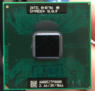 Intel Core 2 Duo P8800 SLGLR 2.66 GHz 3M 1066MHz Core 2 Duo Laptop CPU ...