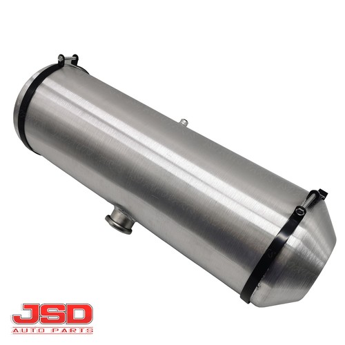 11 Gallon 10'' x 33'' Spun Aluminum Gas/Fuel Tank 1/4"-18NPT Outlet ...