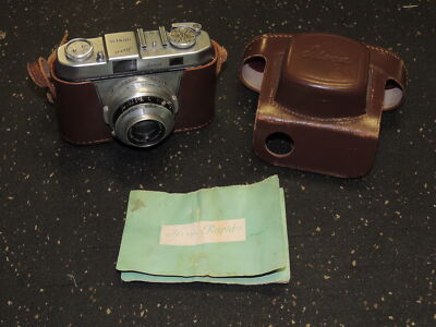Rare Iloca Rapid-B German Camera w/ Case and Manual | eBay