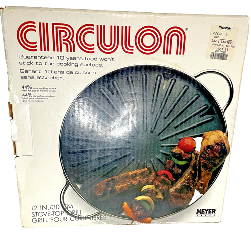 Circulon 12" Stove-Top Grill Pan – Hard Anodized – NOS – Indoor BBQ ...