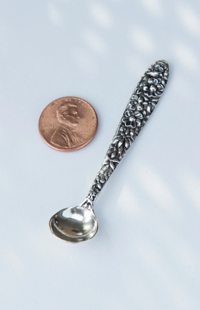 925 Sterling silver Mini Spoon-Small spoon for baby/Sugar & Salt Spoon ...