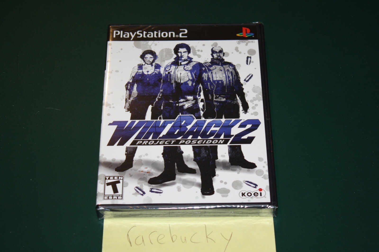 Winback 2: Project Poseidon (Playstation 2 PS2) NEW SEALED Y-FOLD MINT ...