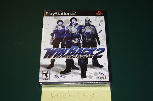 Winback 2: Project Poseidon (Playstation 2 PS2) NEW SEALED Y-FOLD MINT ...