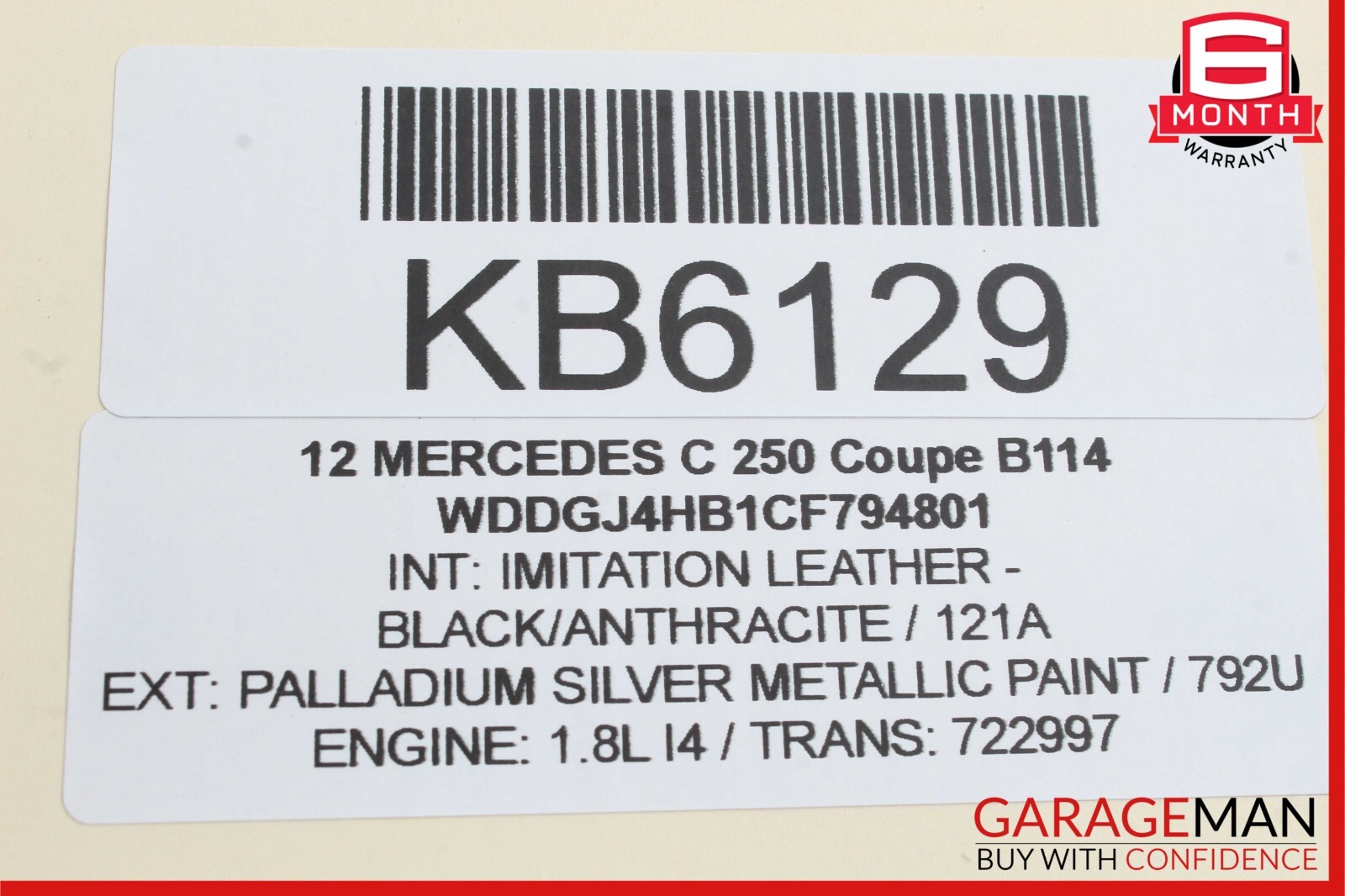 12-15 Mercedes W204 C250 SLK250 A/C Air Conditioning Compressor ...