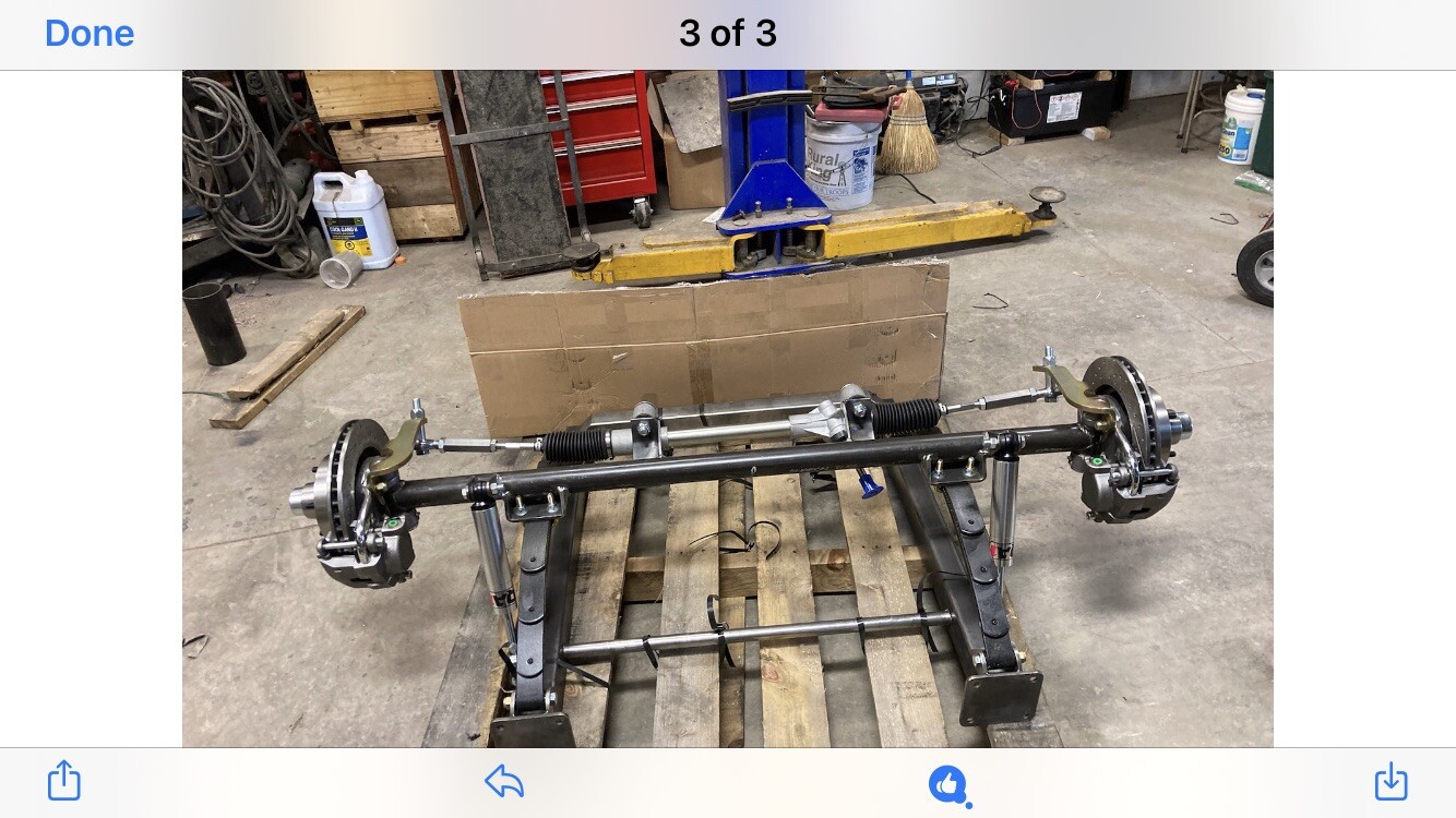 1962-1967 Chevy II Nova Straight Axle Bolt-In Front | Front