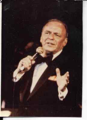 3 1/2x5 in photo of Frank Sinatra in older age with tuxedo on stage | eBay
