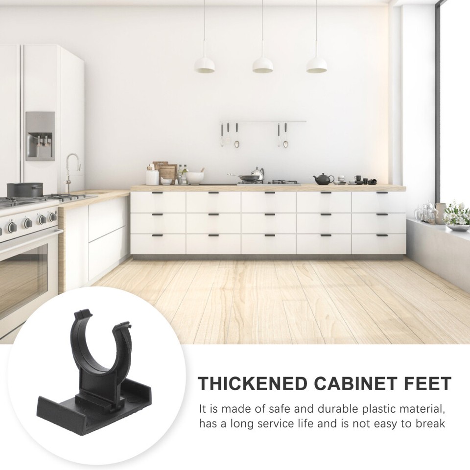 10 Sets Kitchen Cabinet Toe Kick Brackets Clip Adjustment Foot Buckle ...