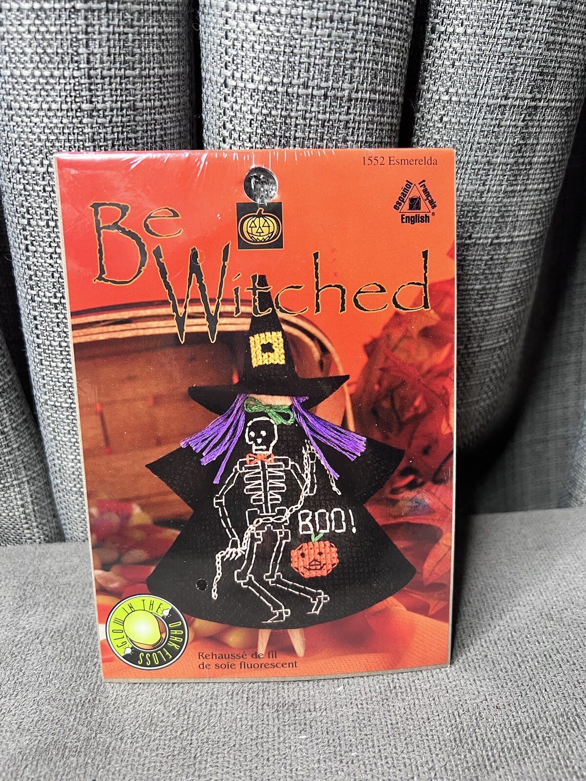 Design for the Needle Bewitched Counted Cross Stitch Witch Skeleton Boo ...