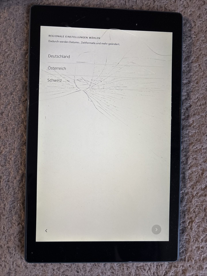Amazon Fire HD 10 Fully Working Cracked Screen Tablet | eBay UK