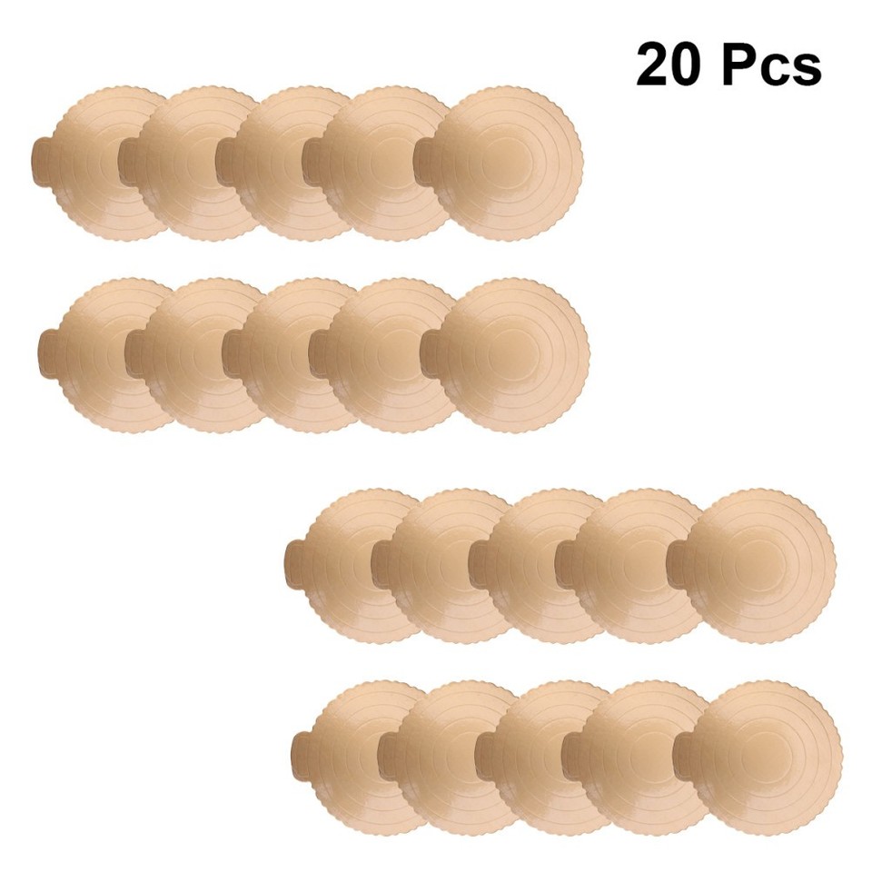 3 PCS Reusable Cake Board Small Boards Serving Base Circles Tray | eBay UK