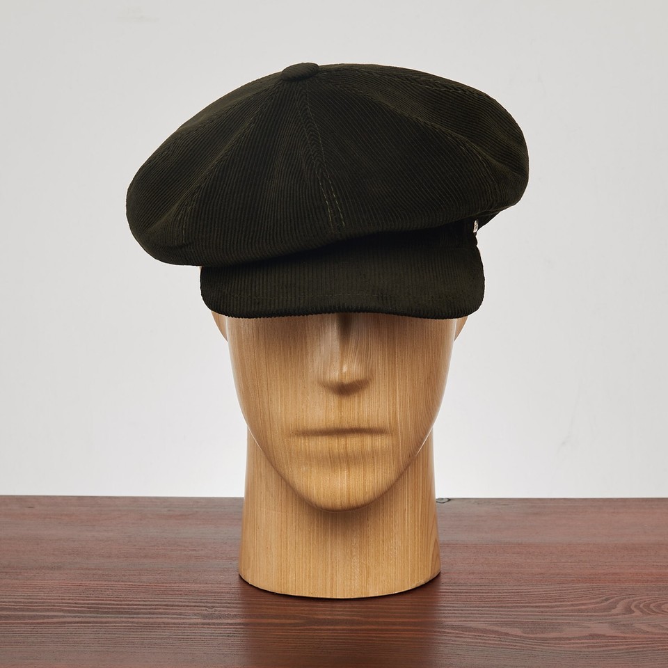 Sterkowski VIGO Corduroy Newsboy Cap Traditional Cabbie Gatsby Paper ...