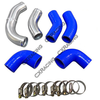 CXRacing Aluminum Radiator Hard Pipe Kit for LS1 240SX S13 S14 Swap ...