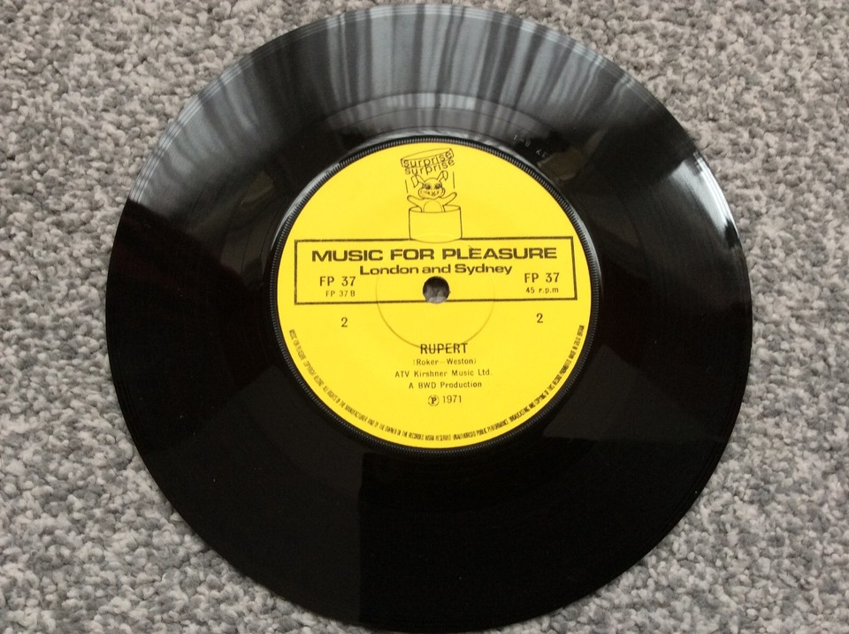 Vintage Rudolph The Red Nosed Reindeer/Rupert 7" Vinyl No FP37 | eBay UK