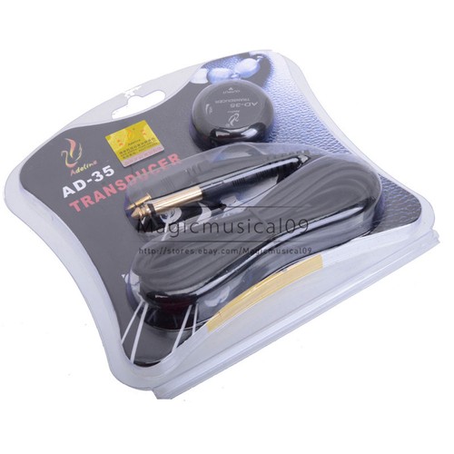 AD-35 Transducer Classical Wood Guitar Ukulele Violin Viola Cello Banjo ...