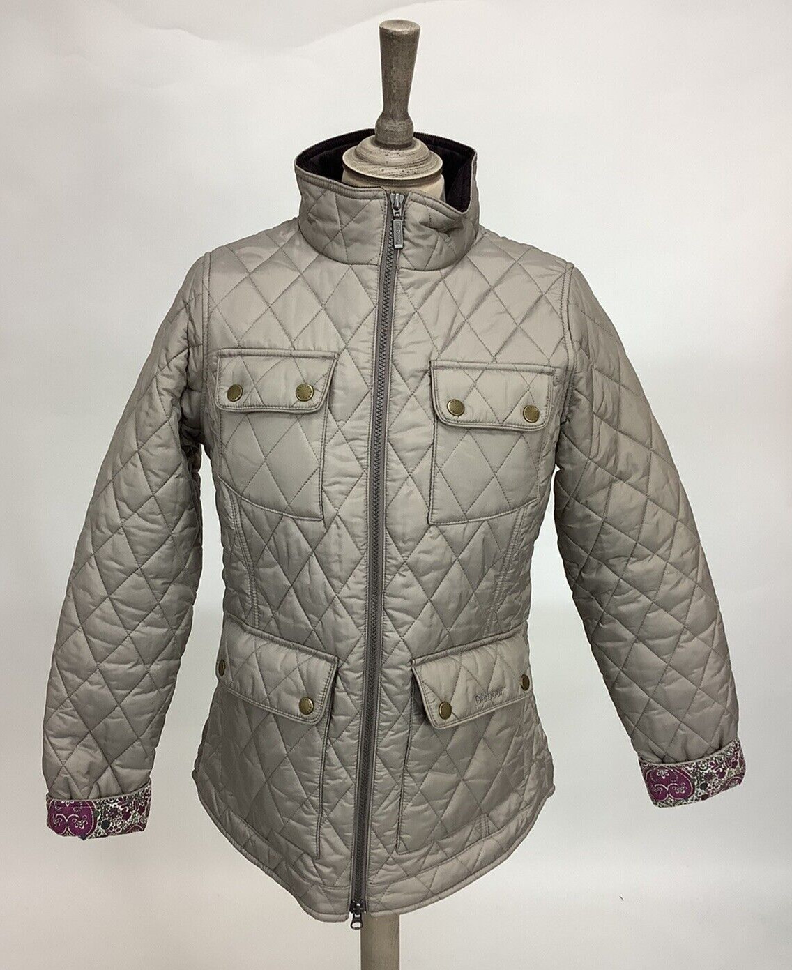 Barbour x Liberty Abbey quilted jacket padded coat gr… - Gem
