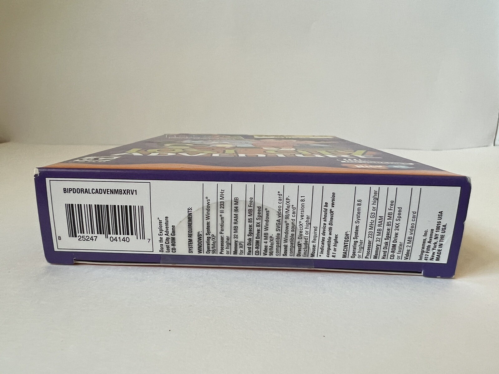 Dora the Explorer: Lost City Adventure PC Game (Windows/Mac) 2002 CD ...