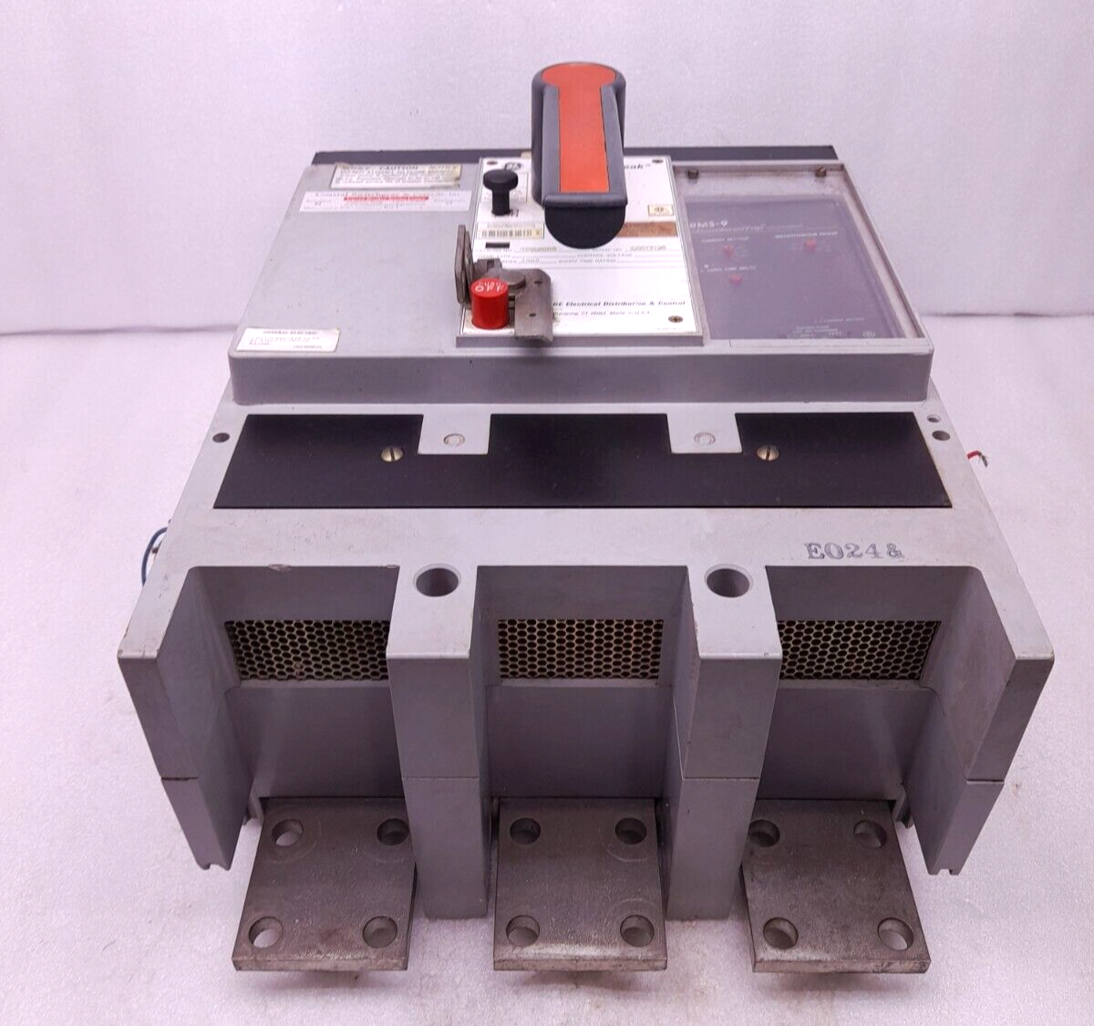 GE Power Break 2000 Amp Shunt Trip Circuit Breaker With Rms-9 LSIG ...