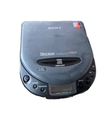 Sony CD Player Discman Retro Mega Bass D-113CR 90s Black Vintage ...