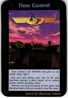 Time Control SubGenius Card INWO Illuminati New Word Order Game | eBay