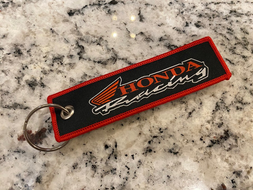 New Black Red HRC Racing CBR Motorcycle Keychain for Honda - US Seller ...