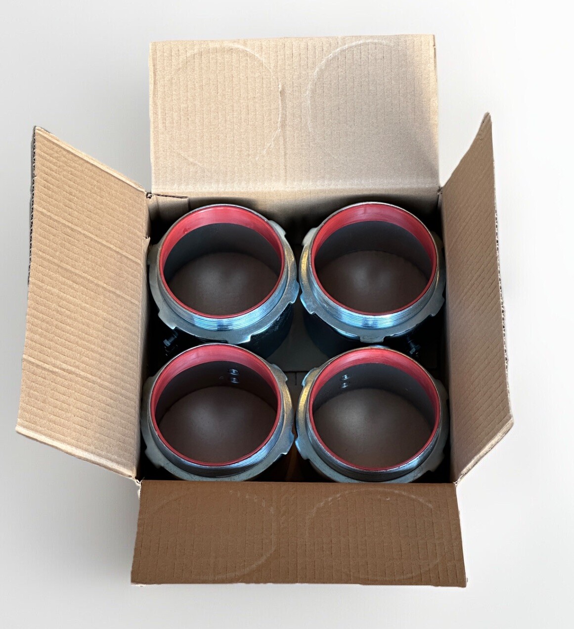 Pack of 4 Southwire 4" EMT Set Screw Connector MES-759-B, New | eBay