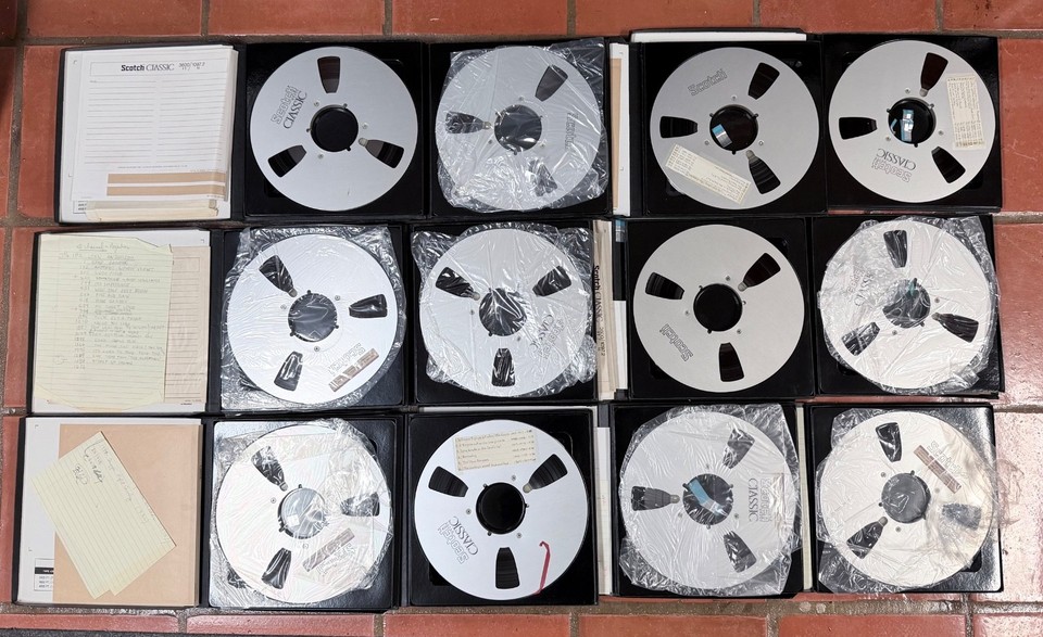 Lot of 12 SCOTCH CLASSIC METAL Reel to Reels 10.5” Used Reels w/ Boxes ...
