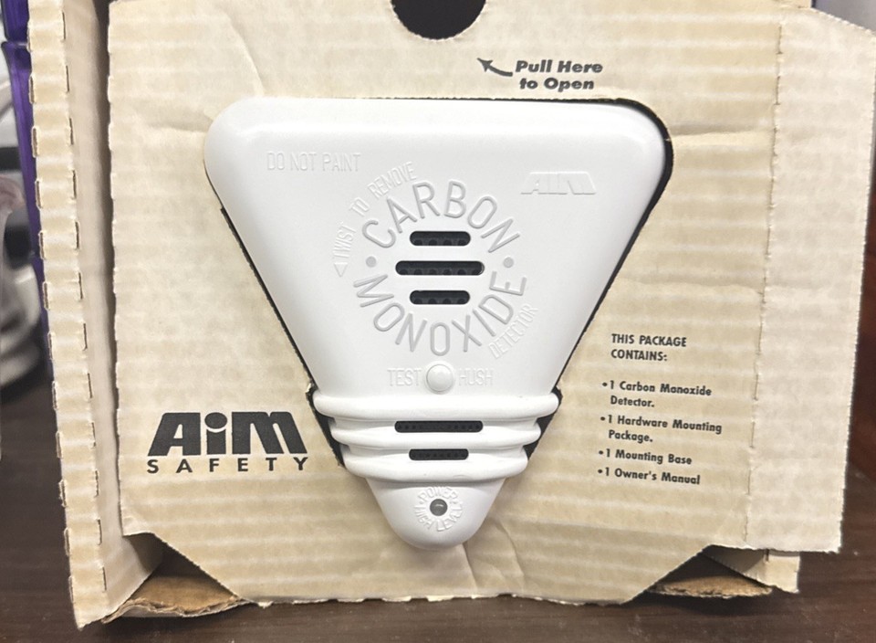 AIM Safety Carbon Monoxide Detector #696 | eBay