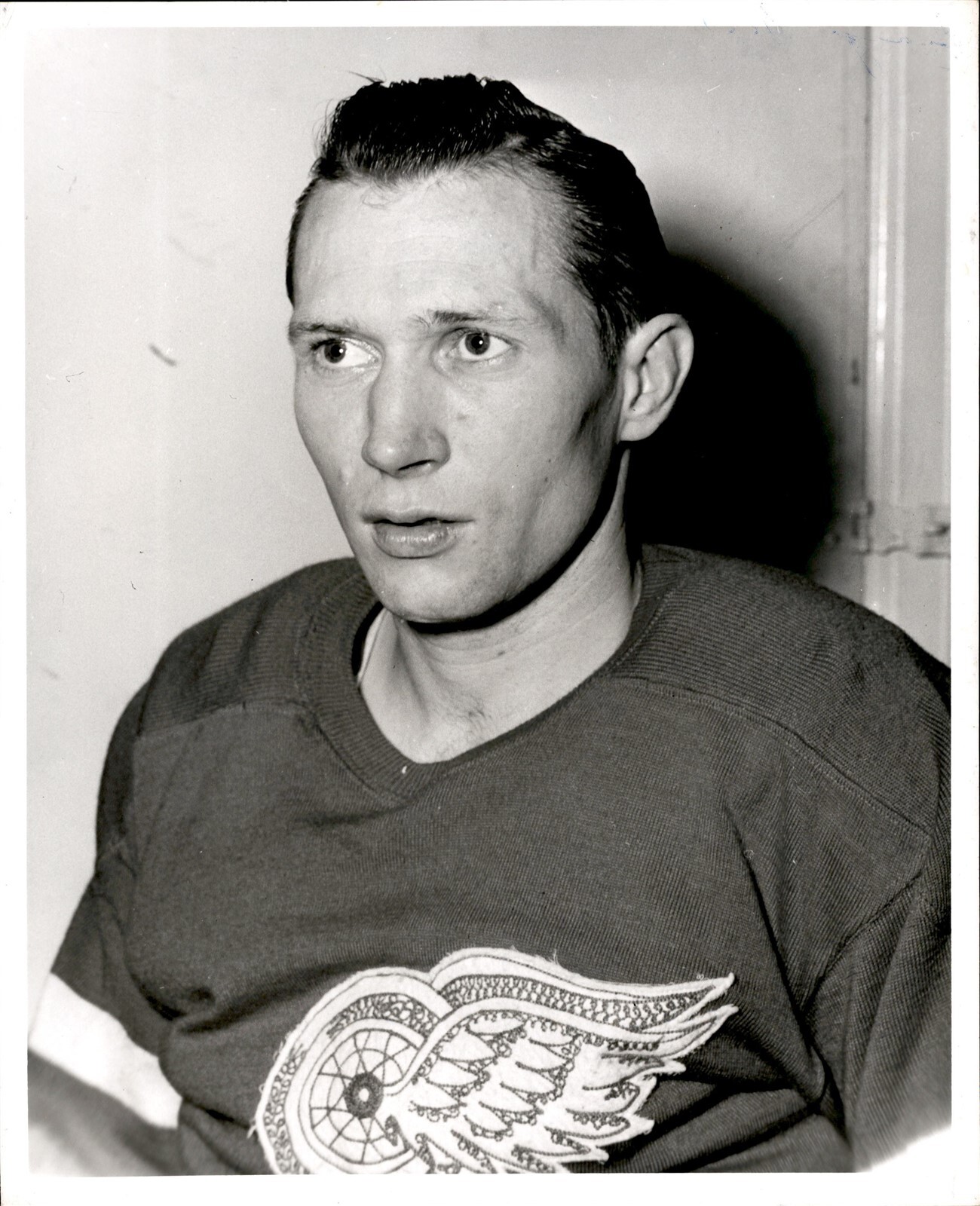 PF19 Original Photo GEORGE "HULLY" GEE 1948-51 DETROIT RED WINGS HOCKEY ...