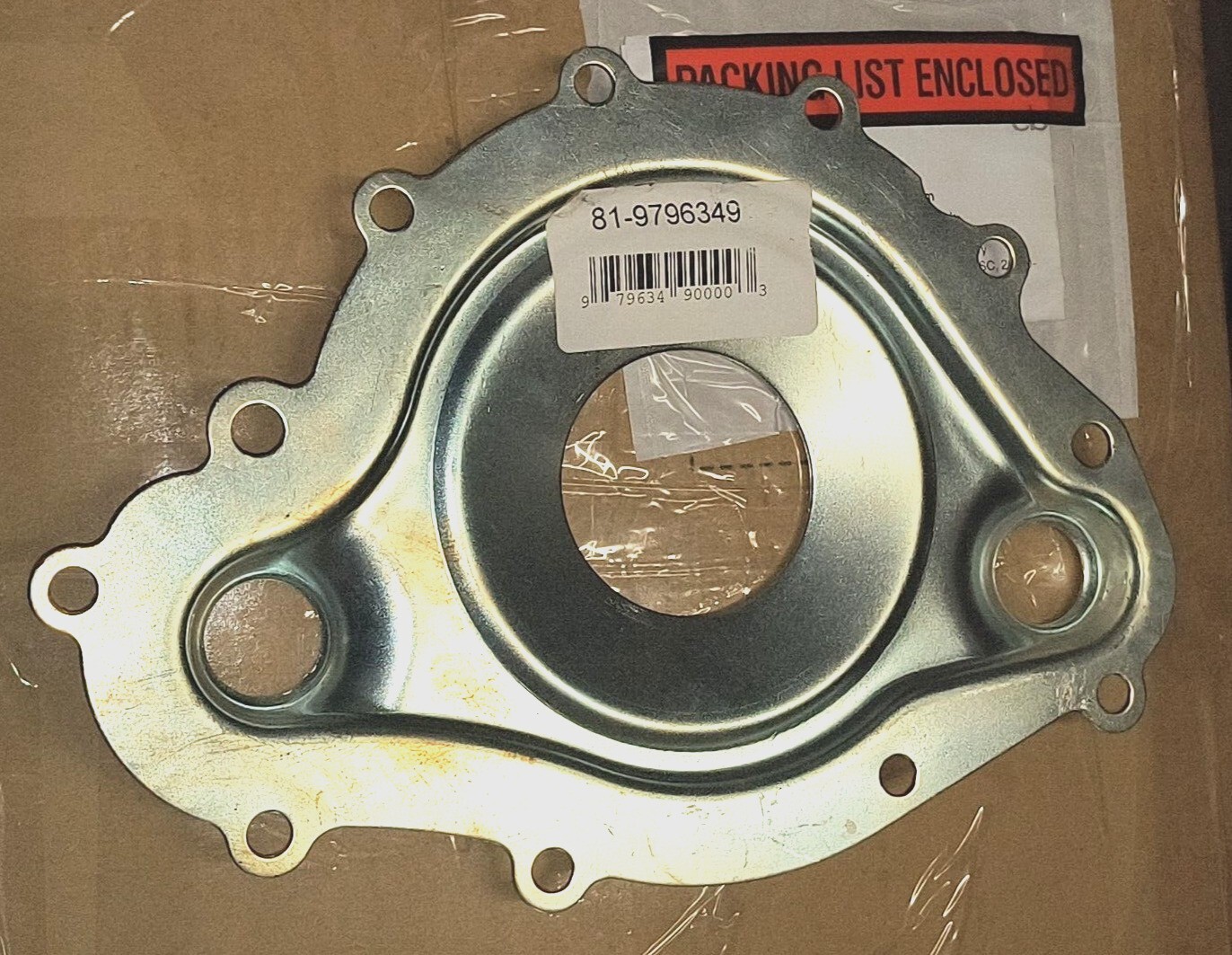 69-81 PONTIAC 350 400 455 301 WATER PUMP TIMING COVER DIVIDING PLATE GM ...