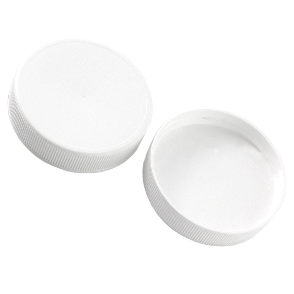 White Plastic Standard Mason Jar Plastic Lids 20 Lids Regular Mouth ...